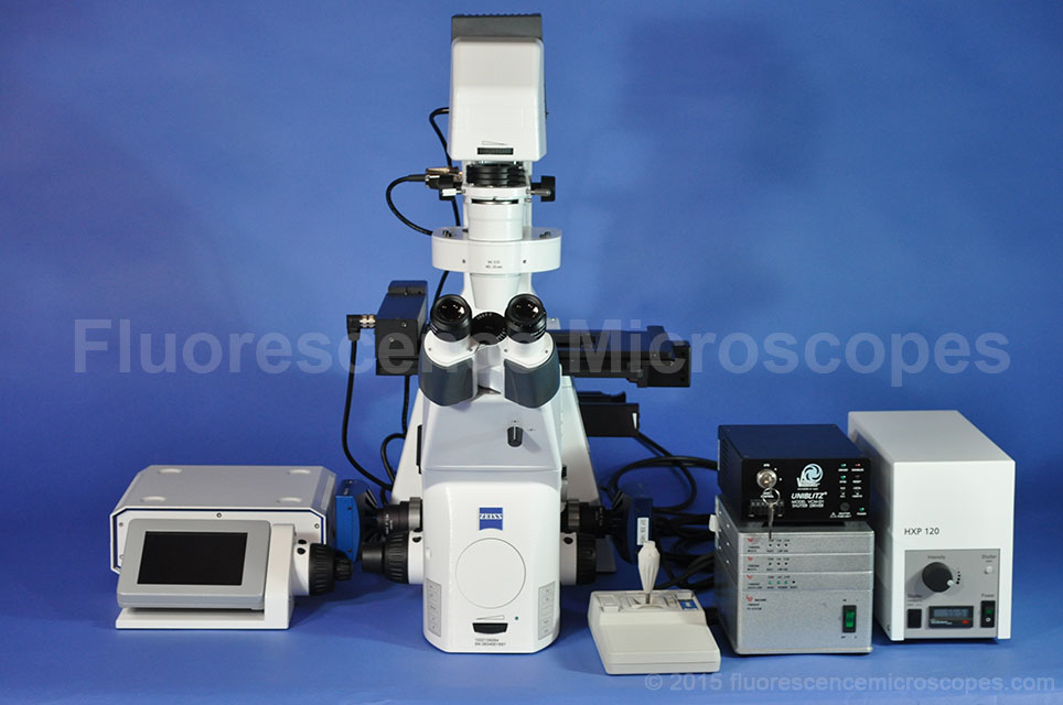 Fluorescence Microscopes - Zeiss Axio Observer Z1 Inverted Fluorescence ...