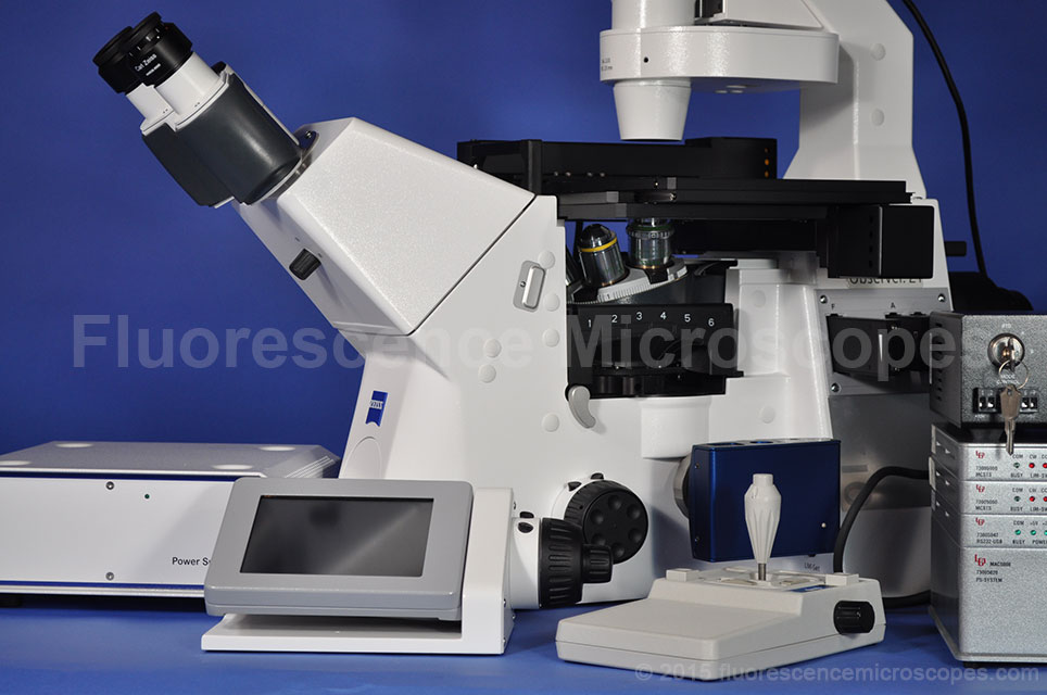 Fluorescence Microscopes - Zeiss Axio Observer Z1 Inverted Fluorescence ...