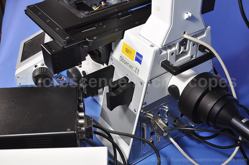 Fluorescence Microscopes - Zeiss Axio Observer Z1 Inverted Fluorescence ...